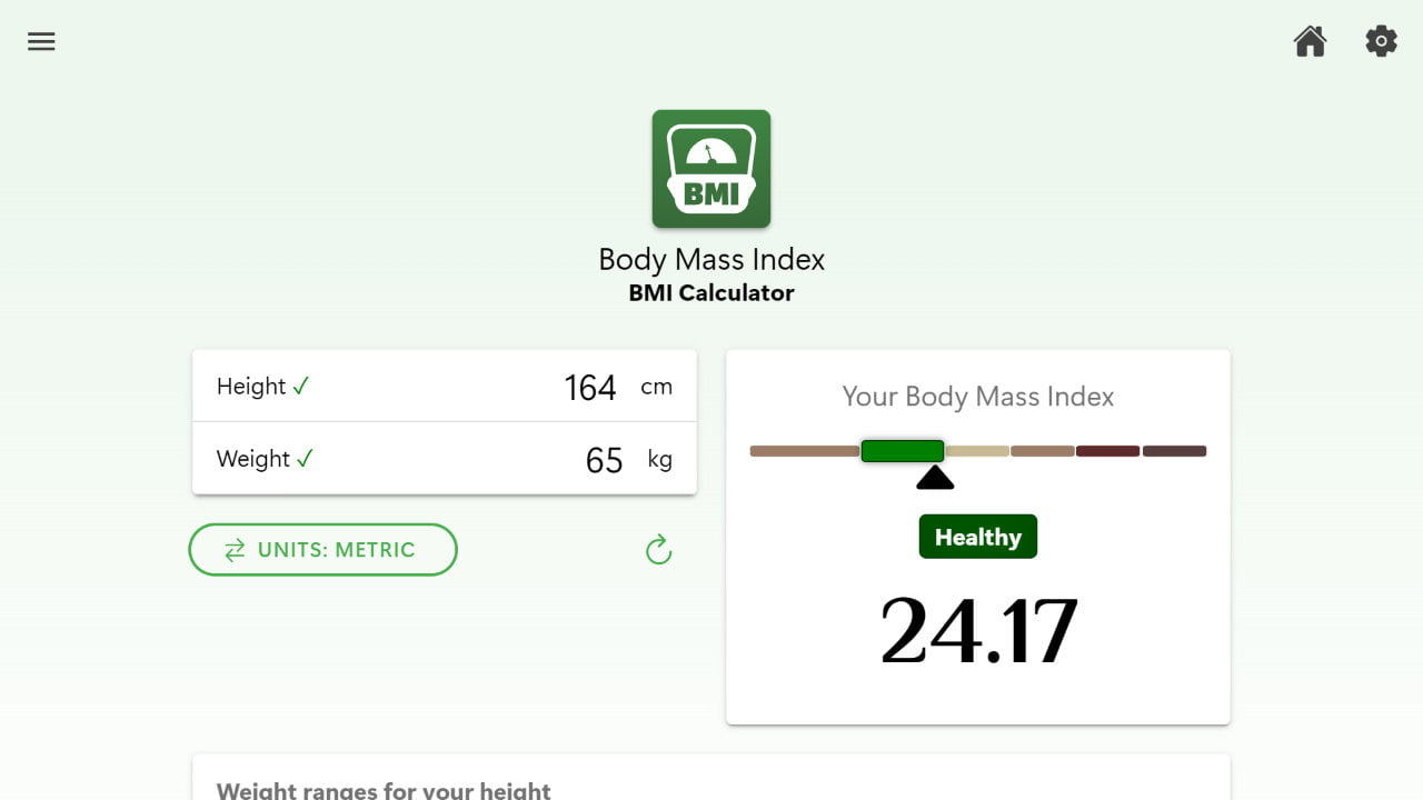 BMI - Body Mass Index Calculator - Calculator Hub