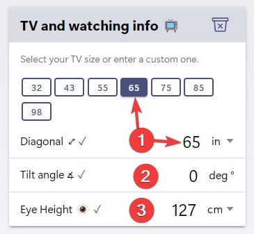 TV Mounting Height Calculator - Calculator Hub
